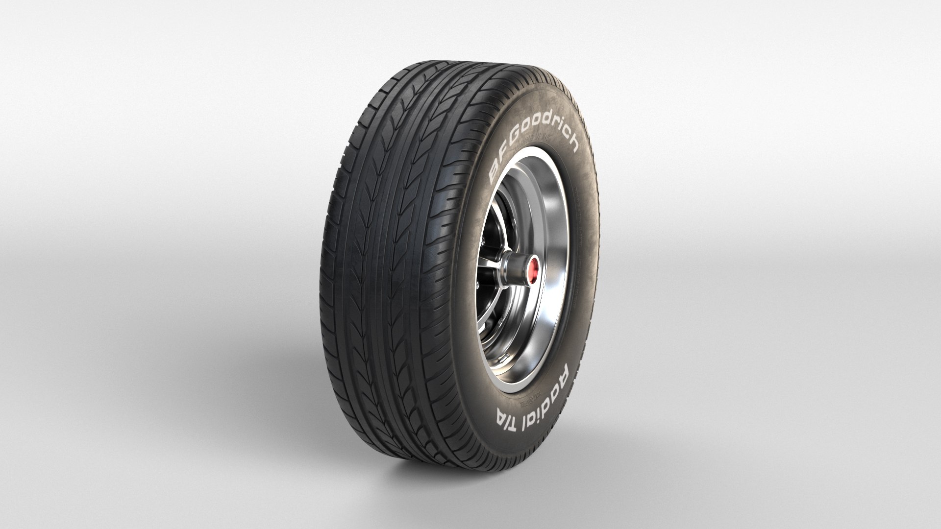 BFGoodrich And Rim - Classic 3D Model - TurboSquid 1834838