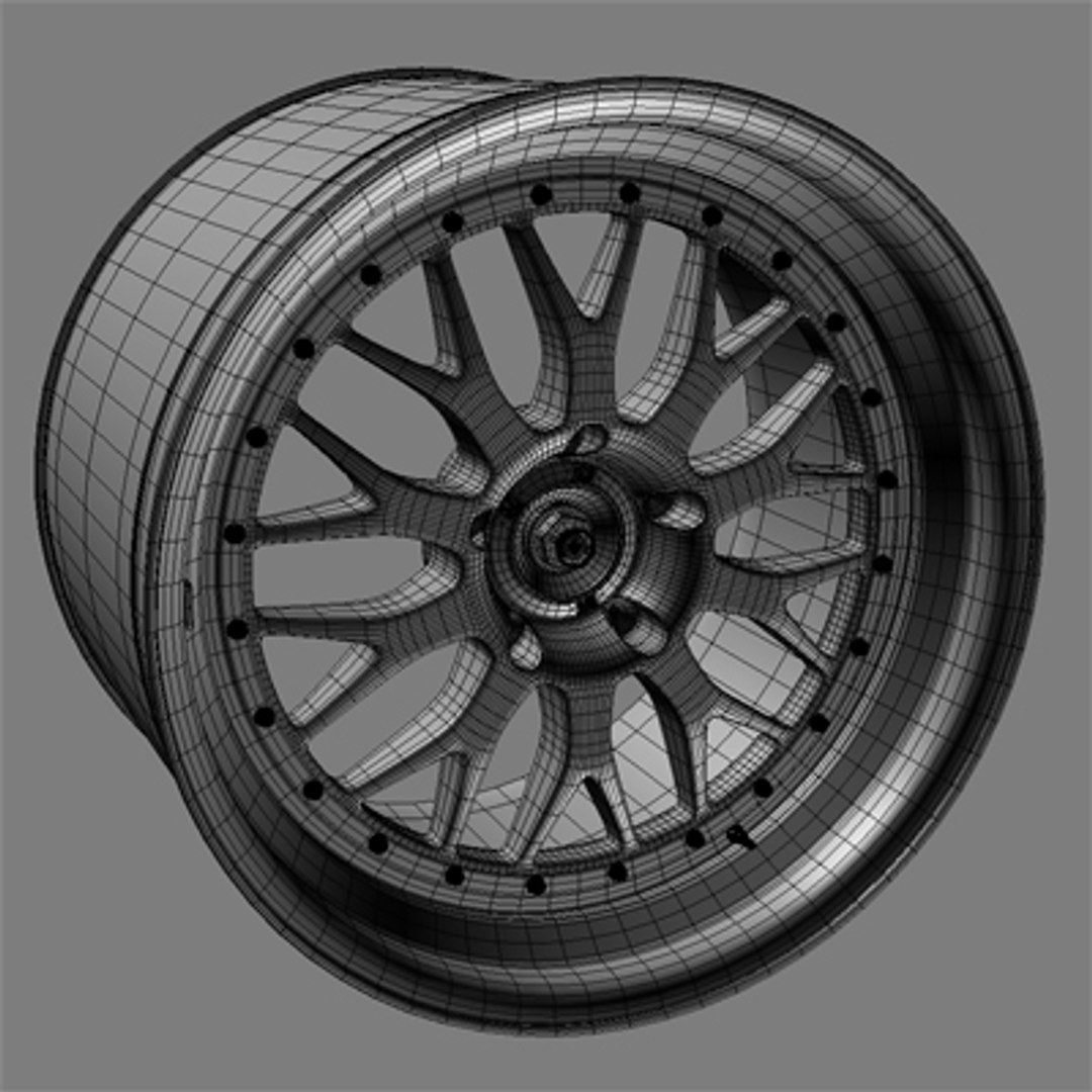 3d Model Bbs Magnesium