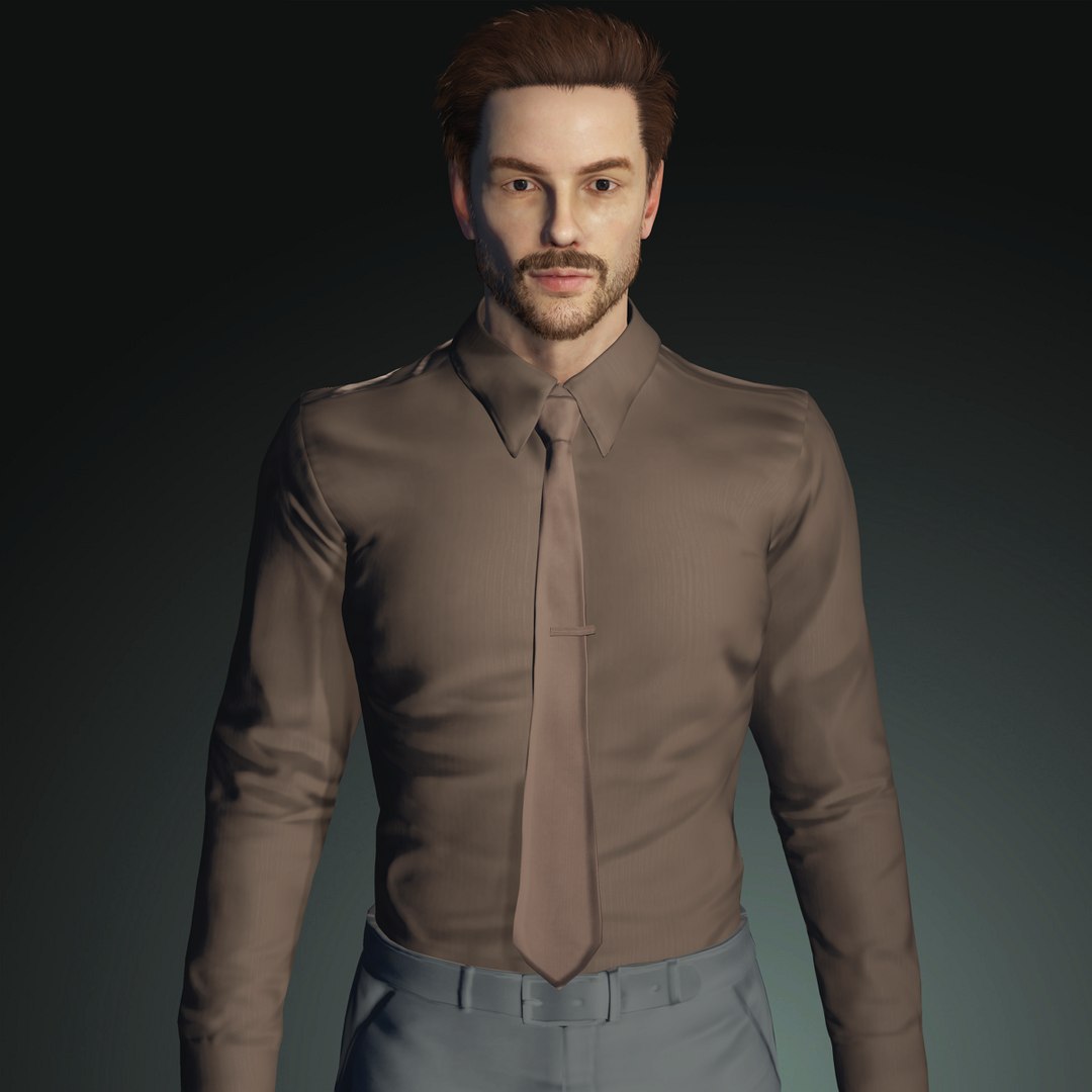 3D Cool Realistic Casual Guy Model - TurboSquid 1909878