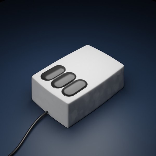 3D xerox alto computer mouse - TurboSquid 1571036