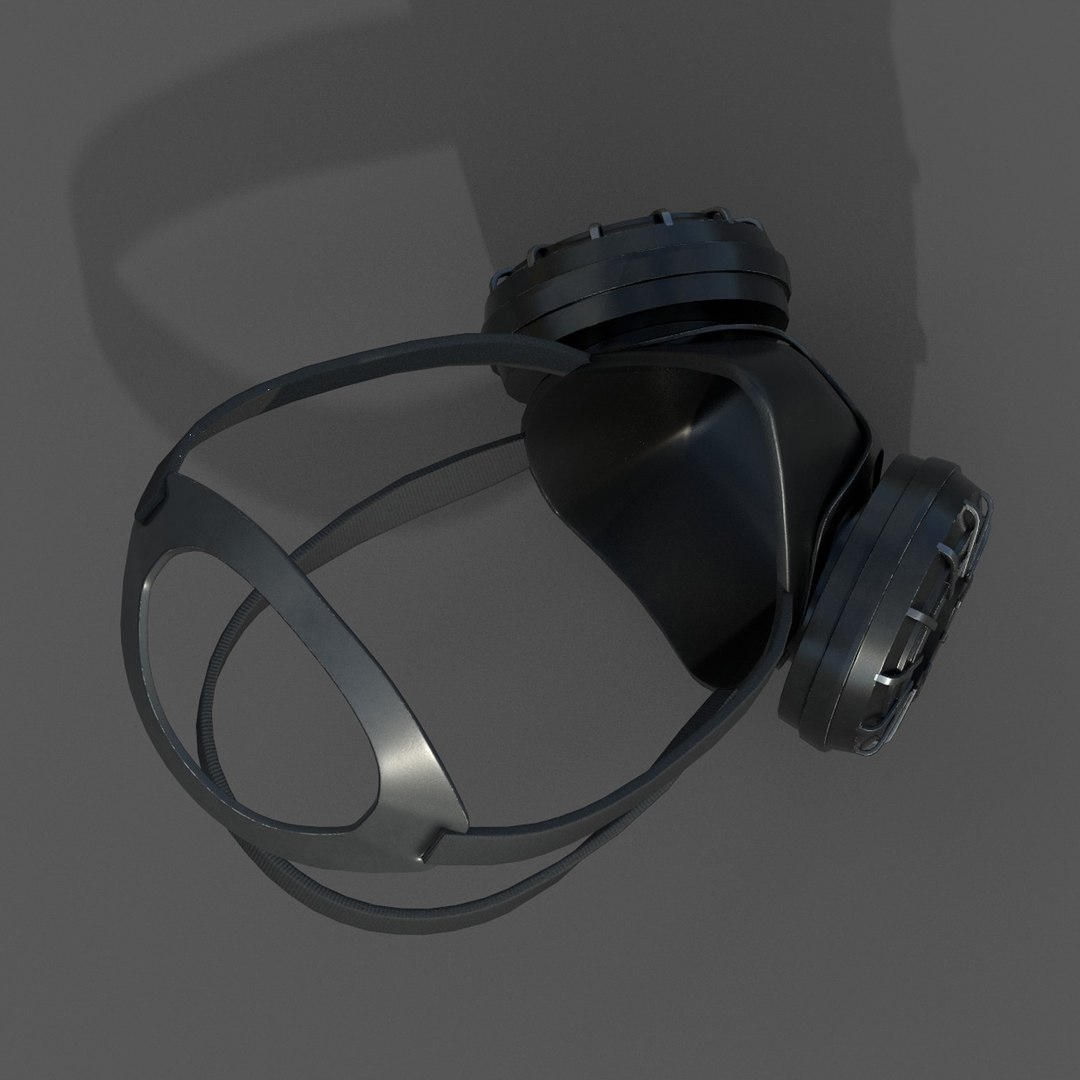 3D gas mask model - TurboSquid 1562190