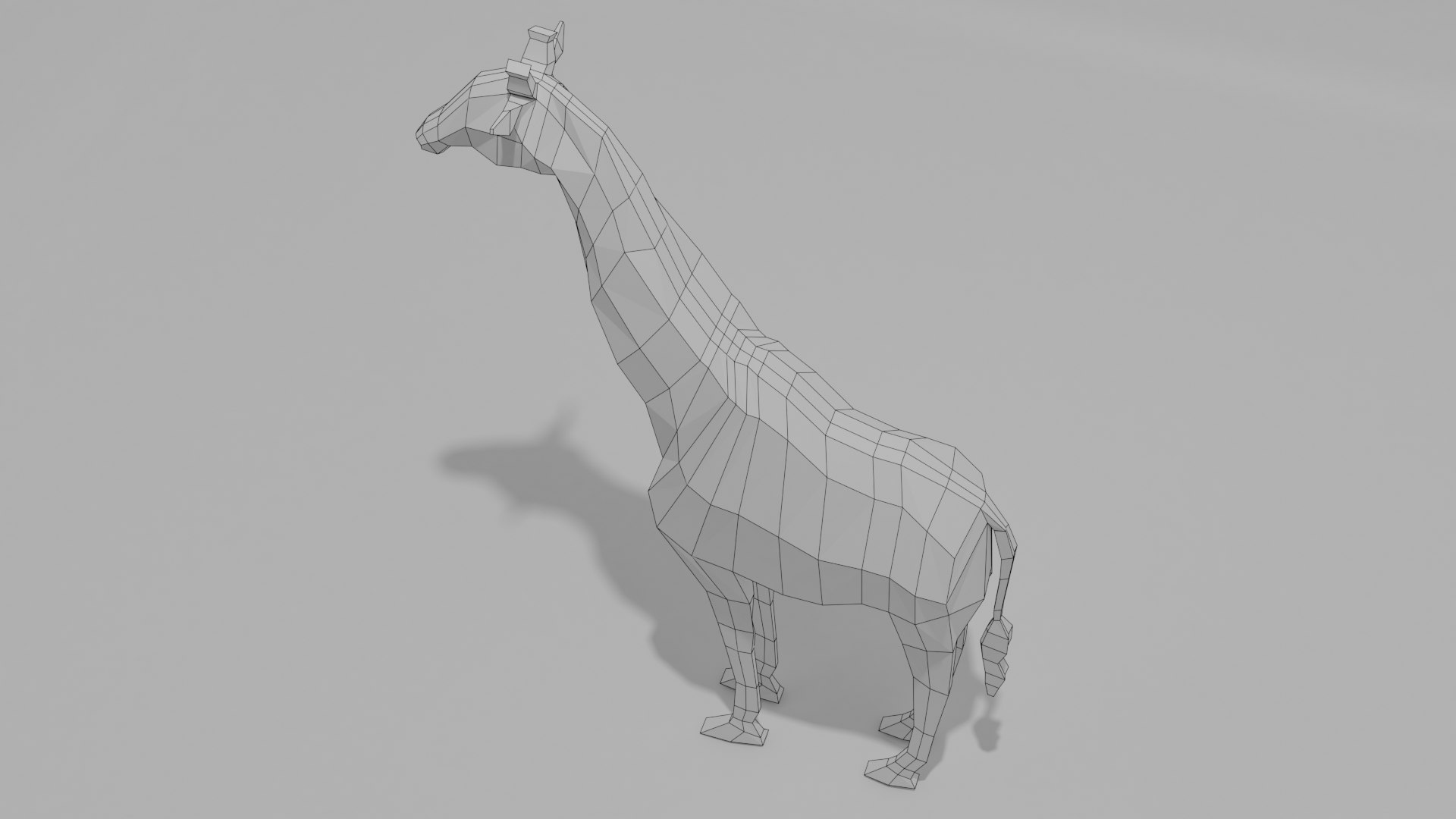 Cartoon giraffe 3D model - TurboSquid 1501826