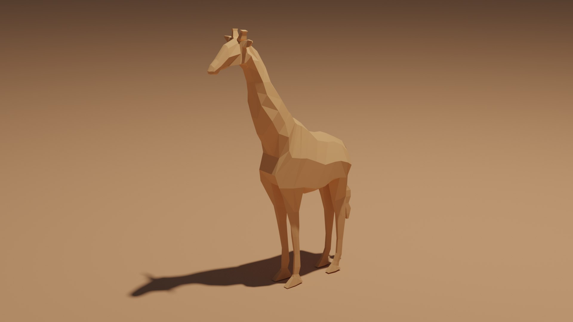 Cartoon giraffe 3D model - TurboSquid 1501826
