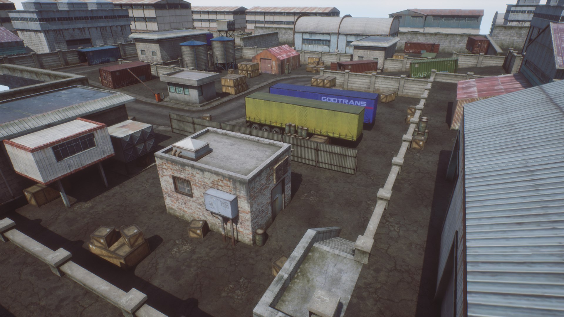 FPS Mobile Game Map V1 With Assets Unreal 3D Model - TurboSquid 1742634