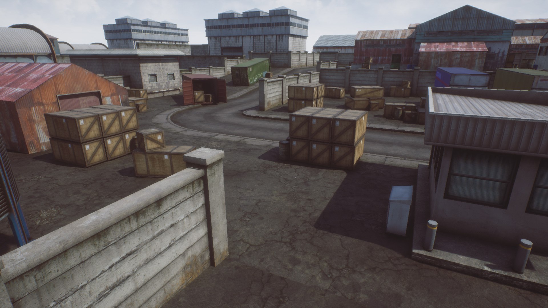 FPS Mobile Game Map V1 With Assets Unreal 3D Model - TurboSquid 1742634