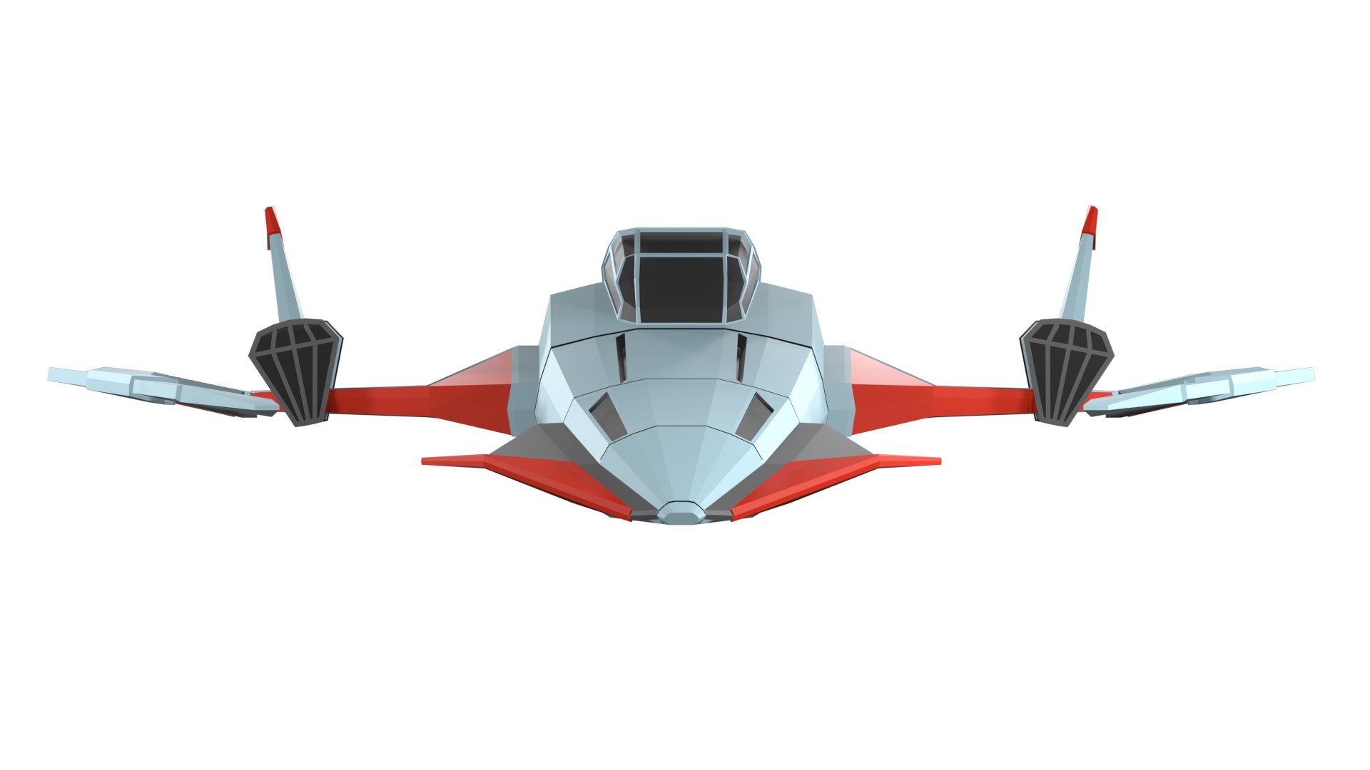 3D Low-poly Spaceship - TurboSquid 2043108