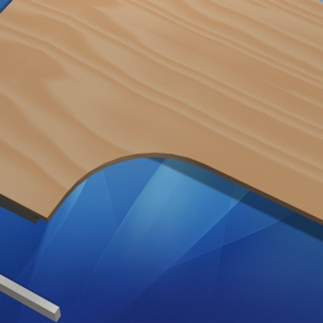 3d Office Desk Corner Model