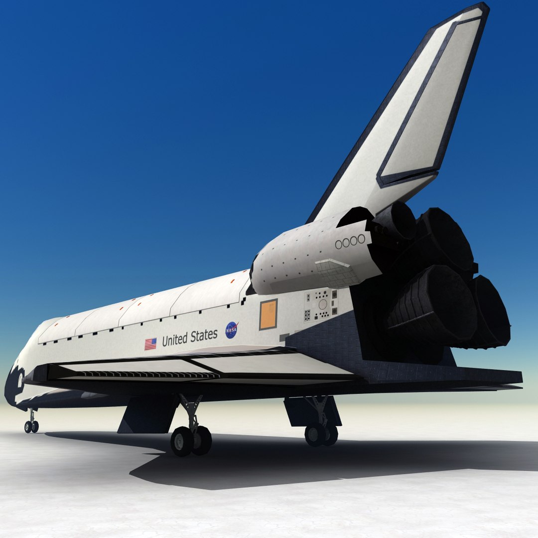 3d obj space shuttle