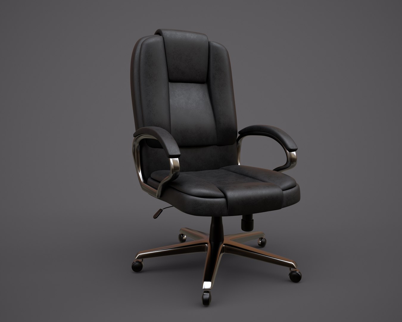Leather Executive Office Chair Product 3D Model - TurboSquid 1991662