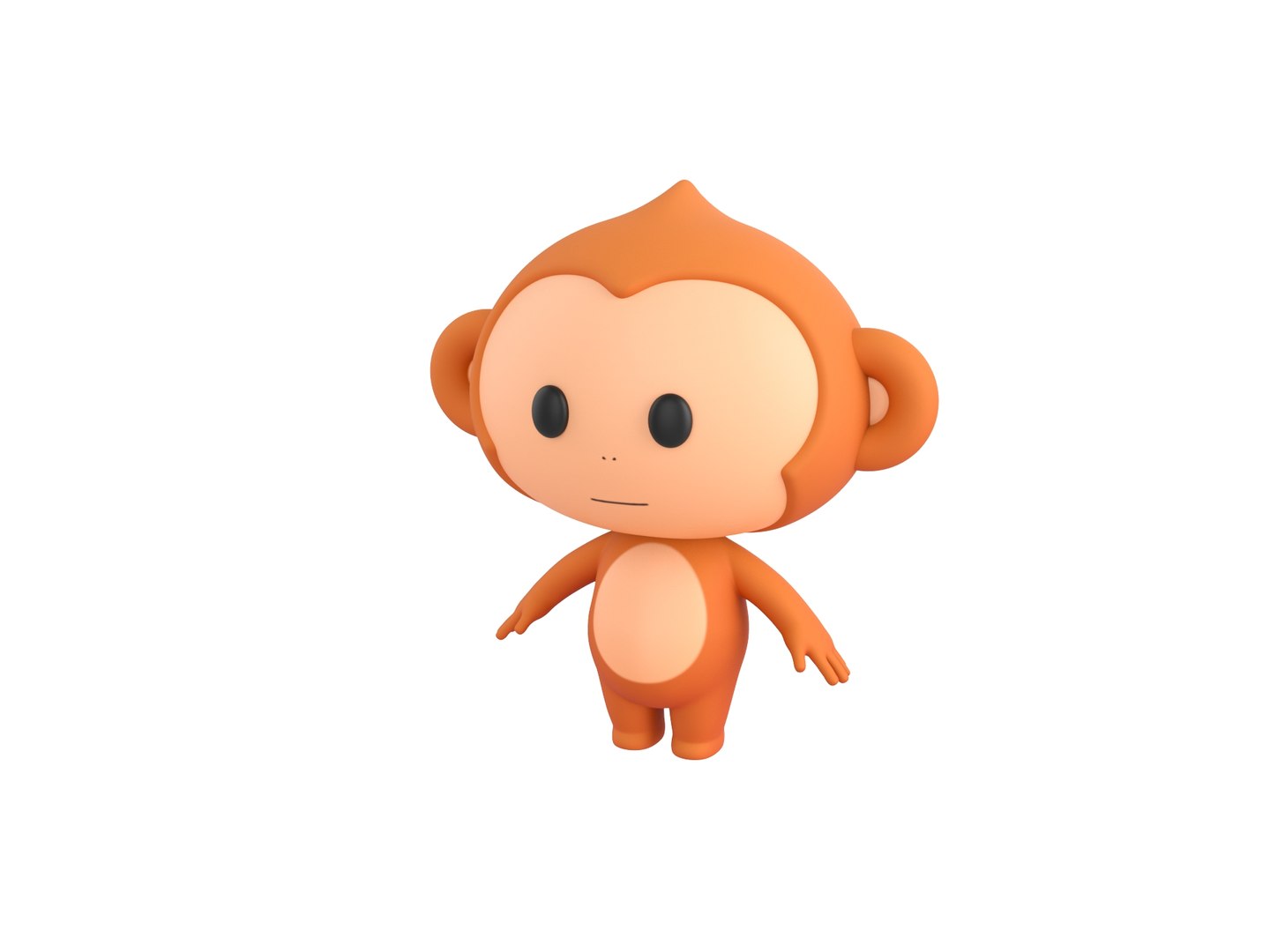 Monkey character model - TurboSquid 1703669