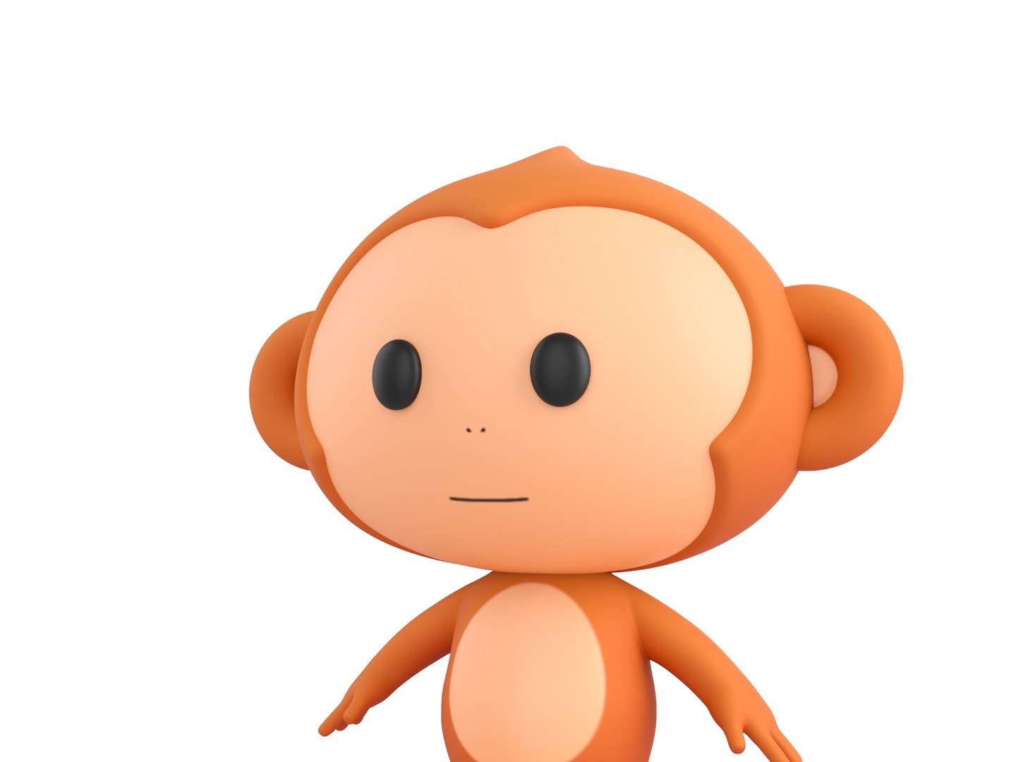 Monkey Character Model - TurboSquid 1703669