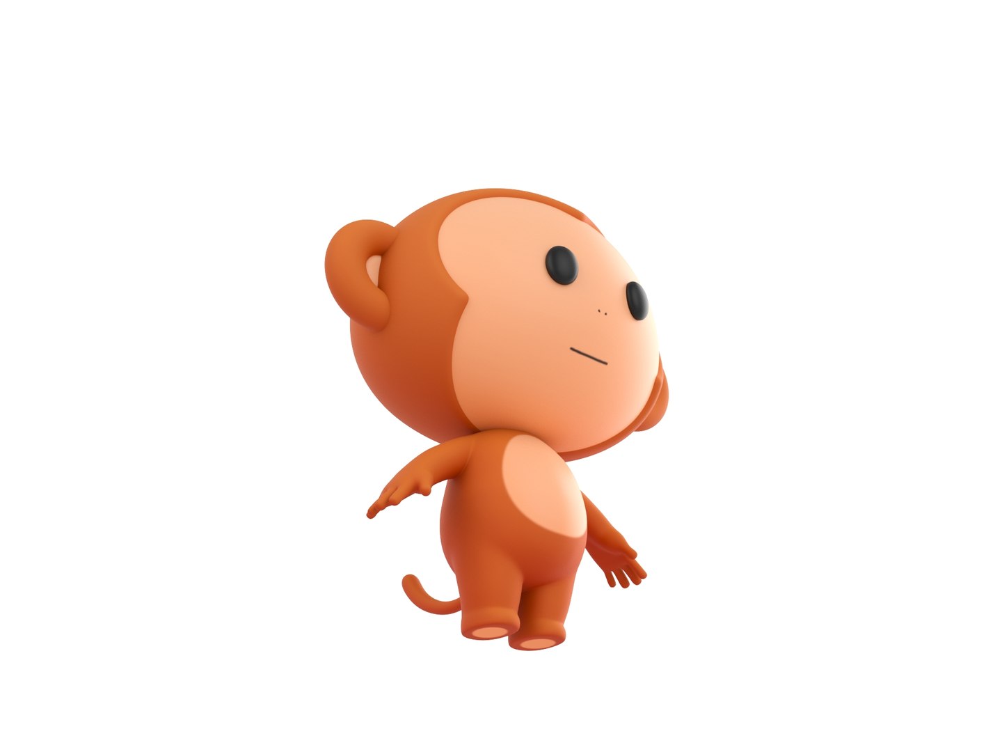 Monkey Character Model - TurboSquid 1703669