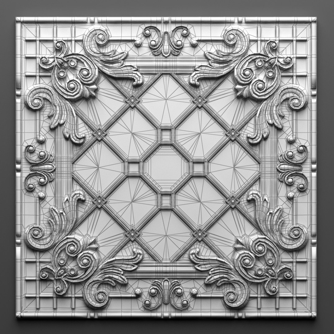 3d Max Tile Wall Brooklyn Tin