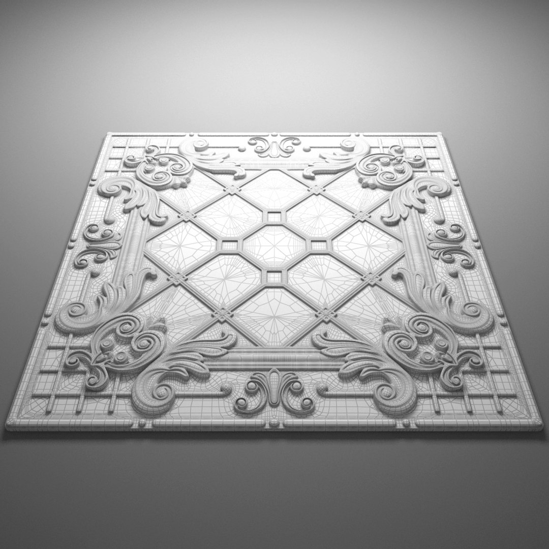 3d Max Tile Wall Brooklyn Tin