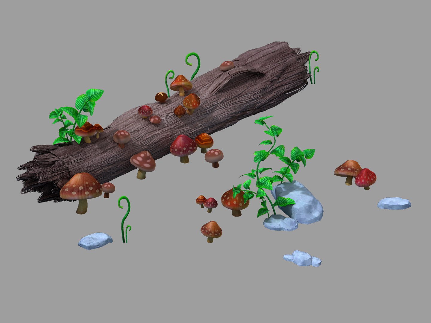 3D Model Fungi - Weed 69 - TurboSquid 1448837