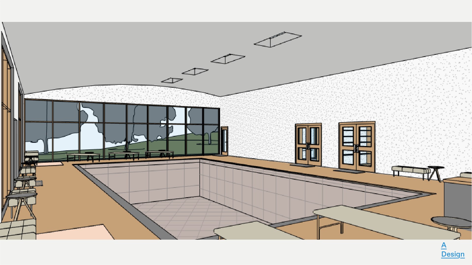 Swimming Pool - Revit Model 3D - TurboSquid 2018302