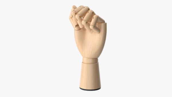 3D Wooden Hand for Drawing Fist Pose model - TurboSquid 1992586