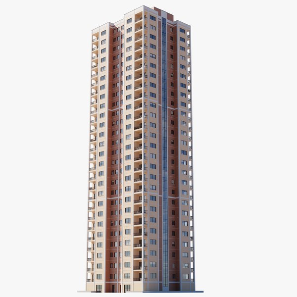 residential building 3d model