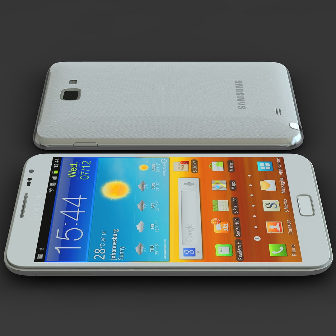 white samsung galaxy note 3d 3ds