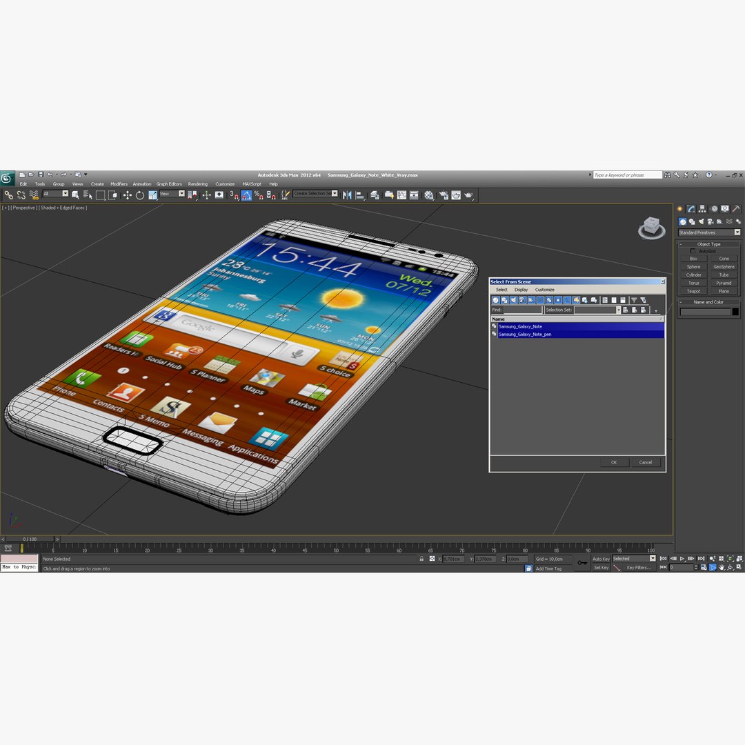 white samsung galaxy note 3d 3ds