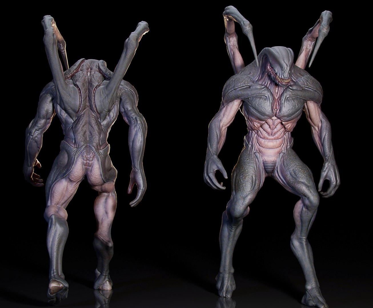 3D Alien Hunter Ue Unity model - TurboSquid 2070549