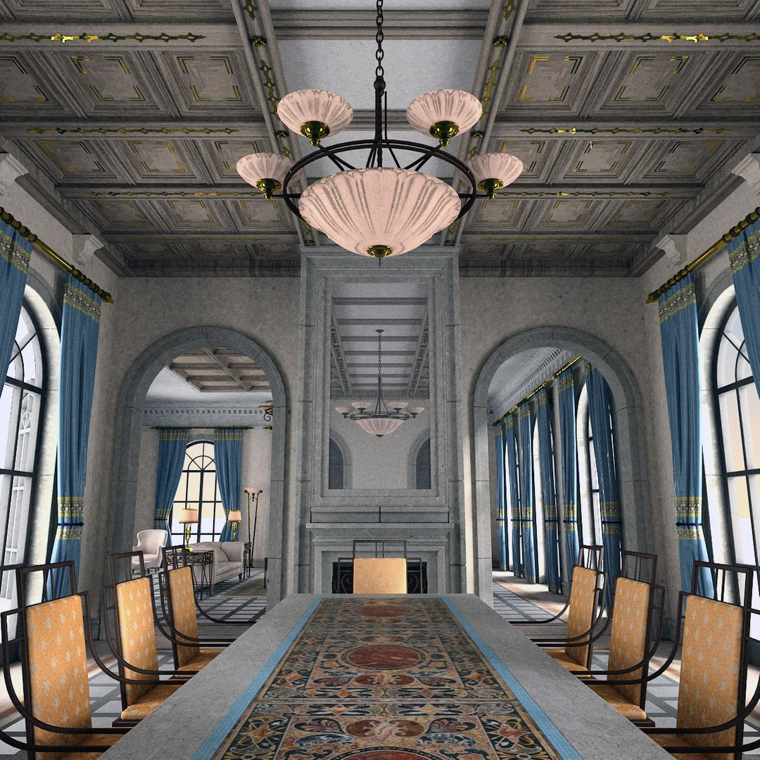 3d Model Classic Interior