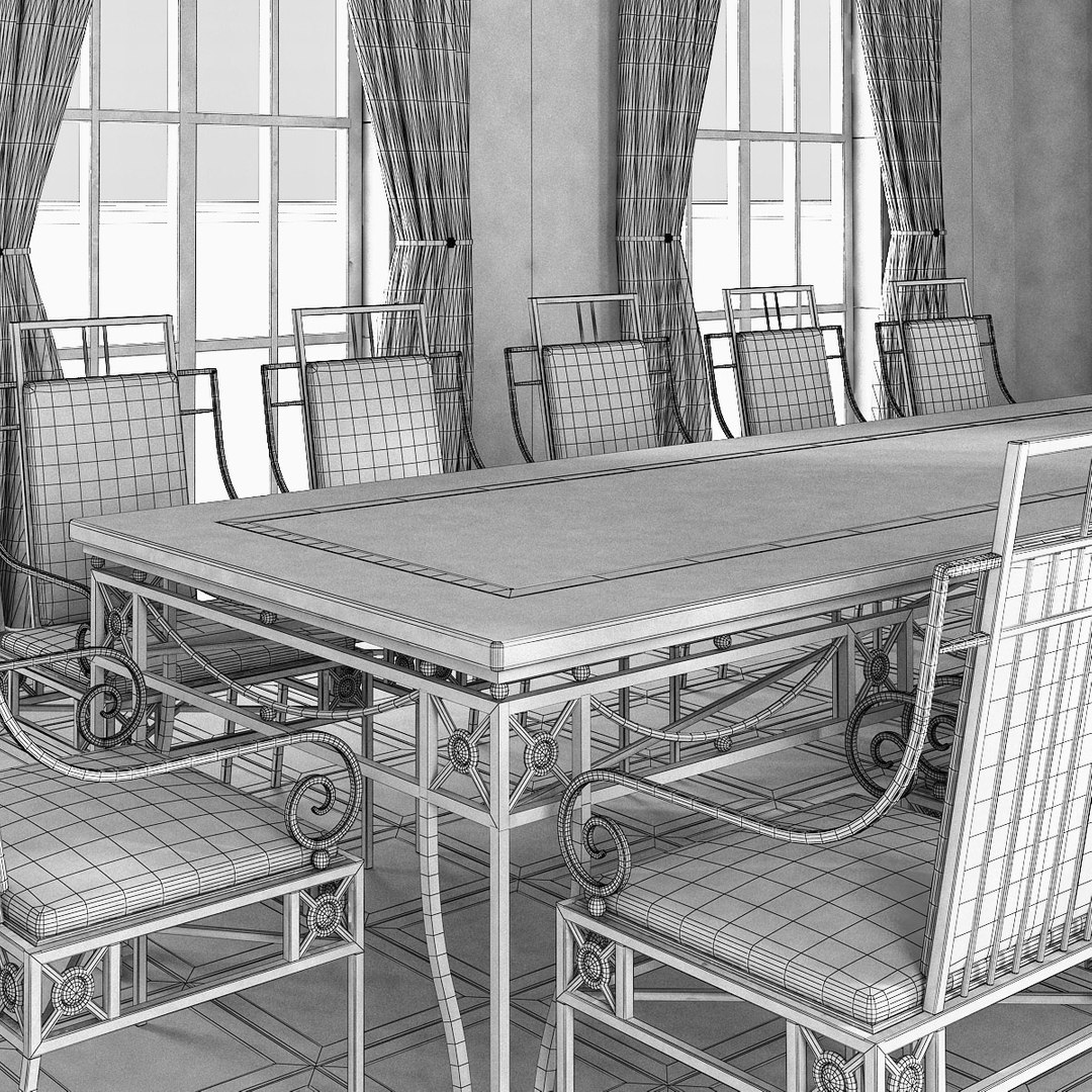 3d Model Classic Interior