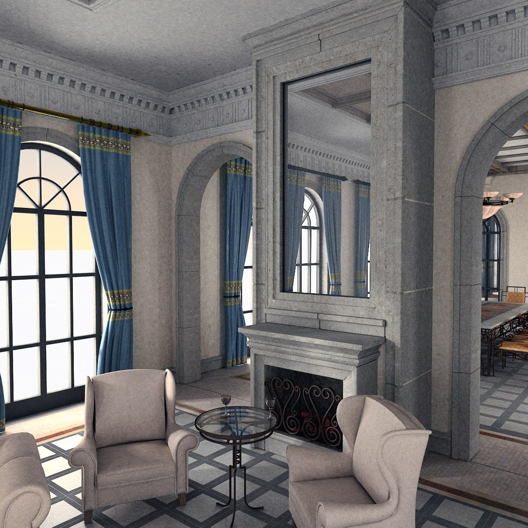 3d Model Classic Interior