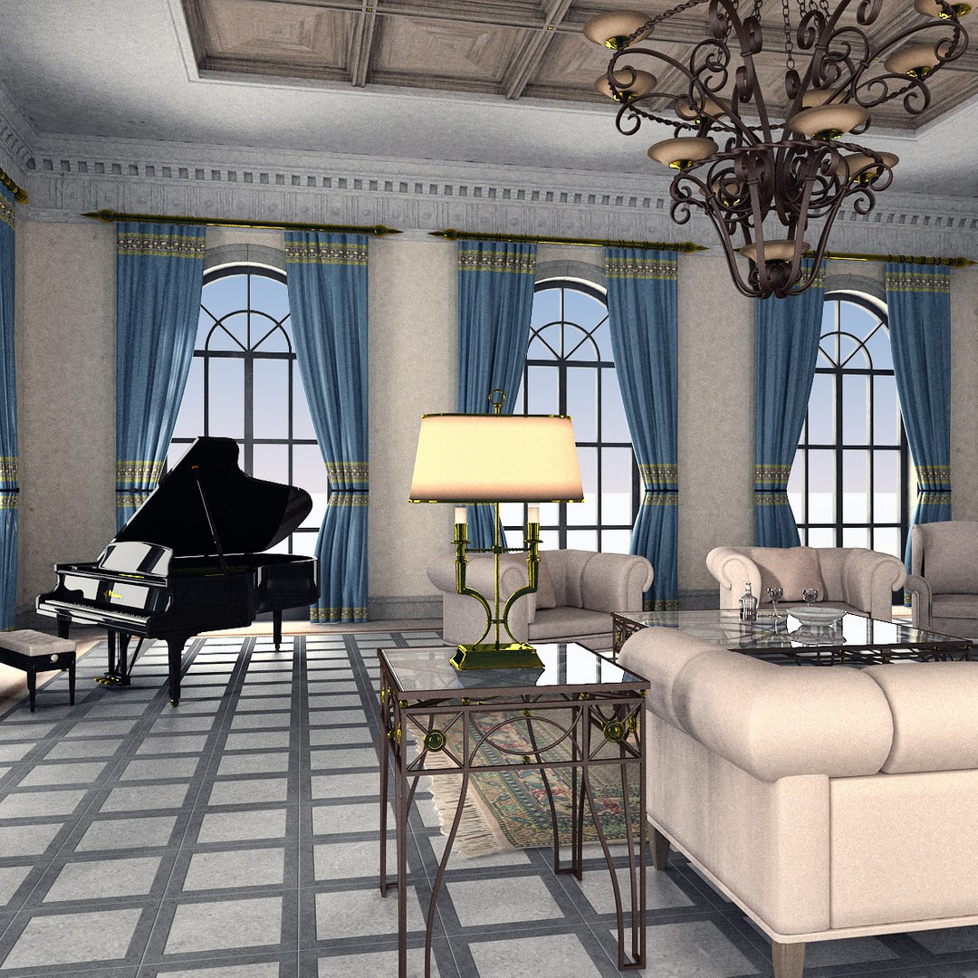 3d Model Classic Interior