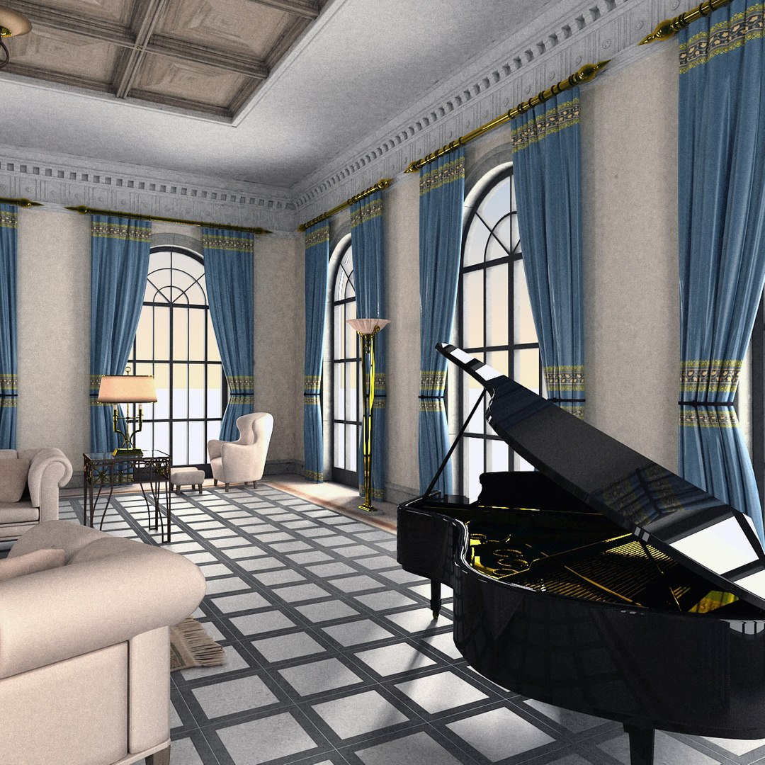 3d Model Classic Interior