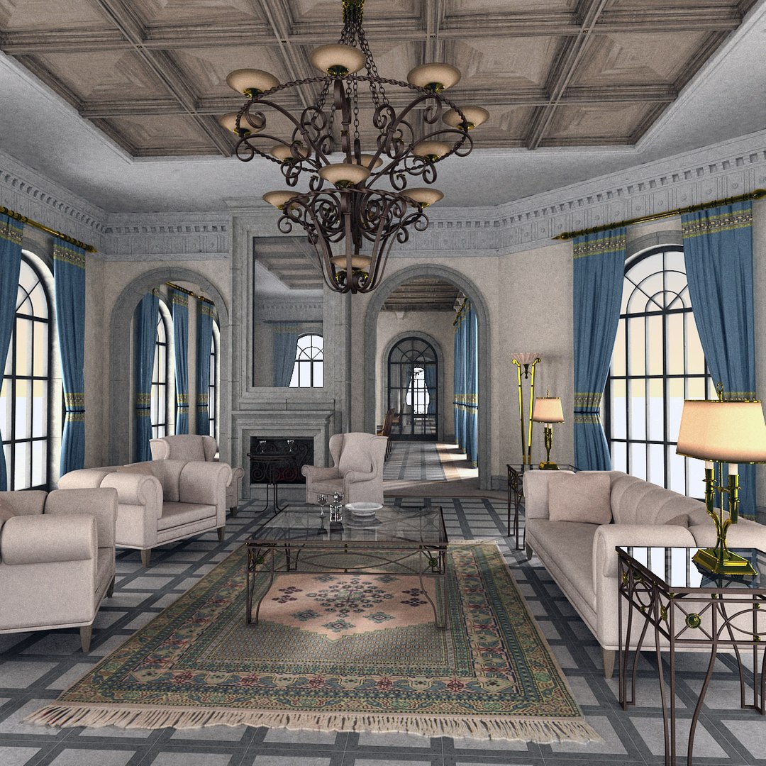 3d Model Classic Interior