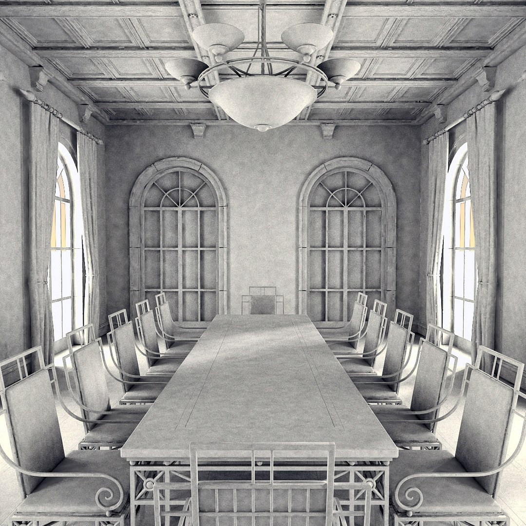 3d Model Classic Interior