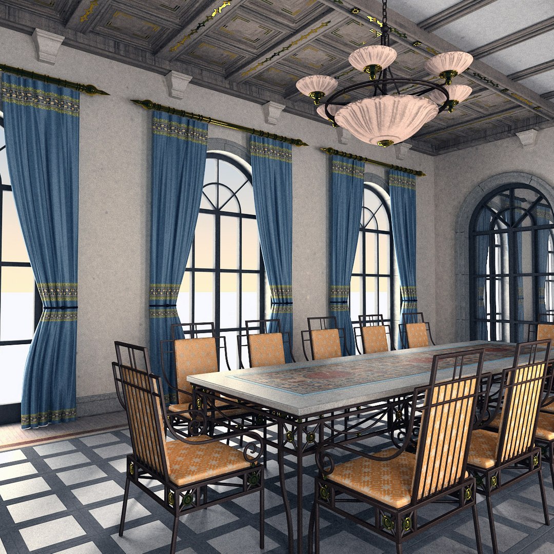 3d Model Classic Interior