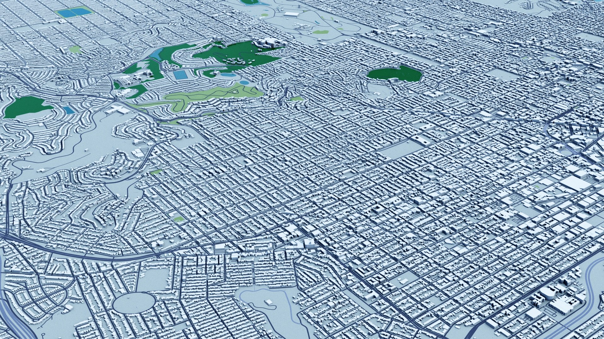 San Francisco City Terrain 3D Model - TurboSquid 1401492