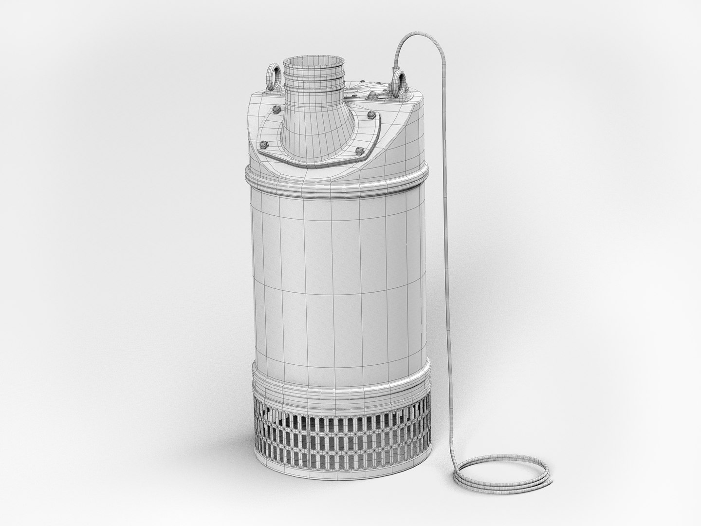 Pump Submersible Drainage 3D Model - TurboSquid 2160537