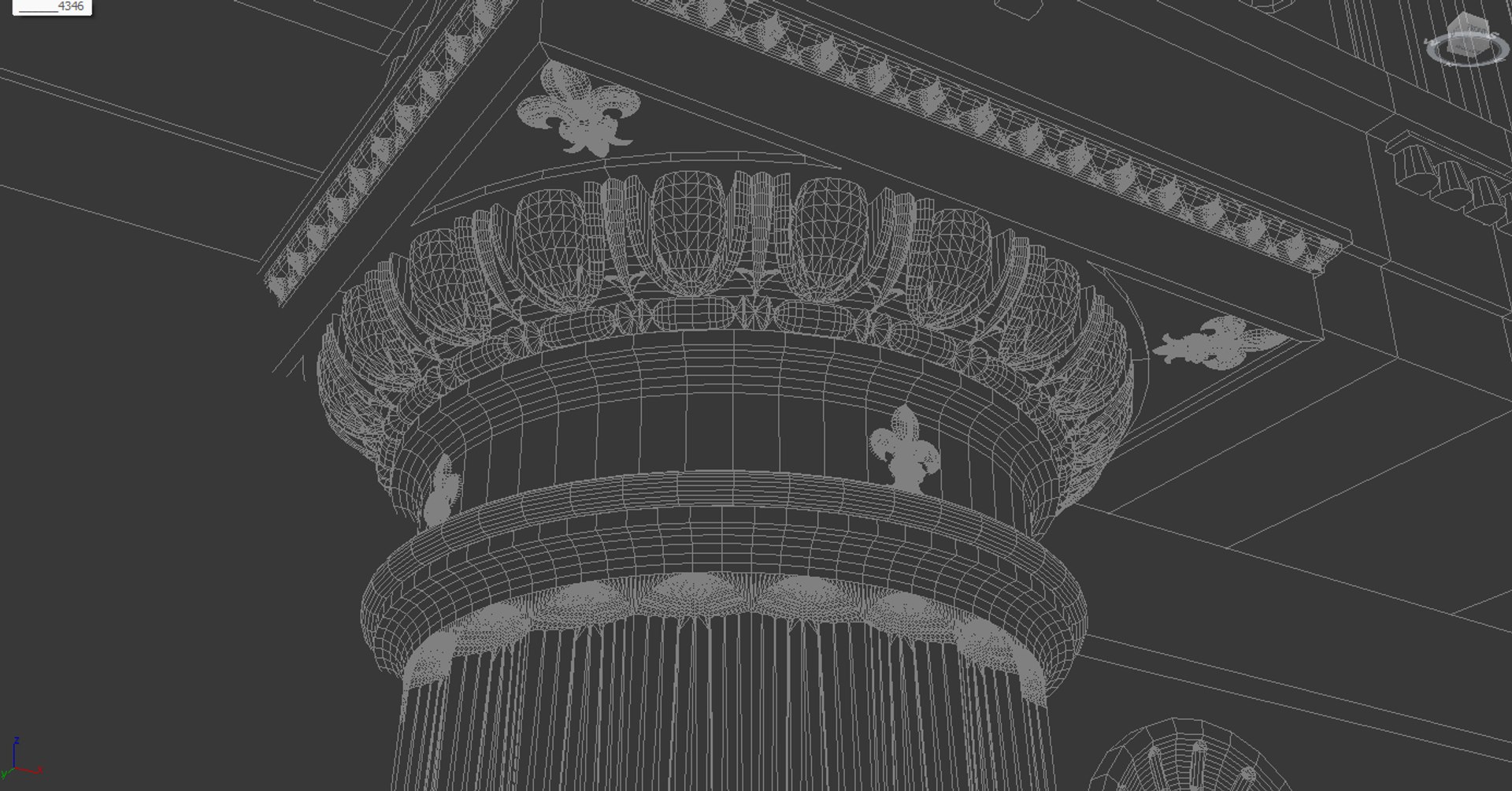 Arch Doric Column With Pedestal And Entablature On Vignola 3D Model 3D Model - TurboSquid 2287525