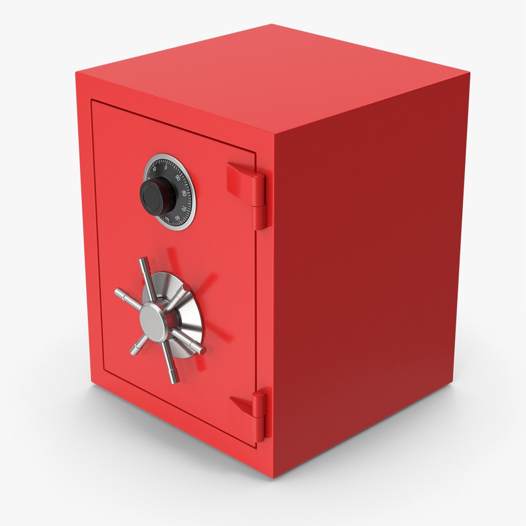 Red Safe 3D - TurboSquid 1926183