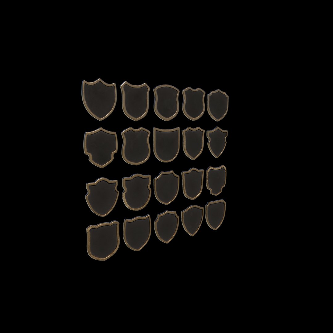 3D Badge Patche 3D Model - TurboSquid 2406311