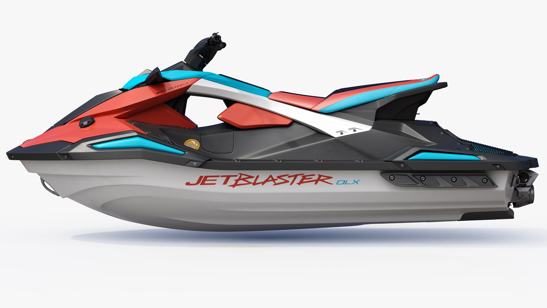 3D Yamaha JetBlaster DLX 3-UP WaveRunner - TurboSquid 2284780