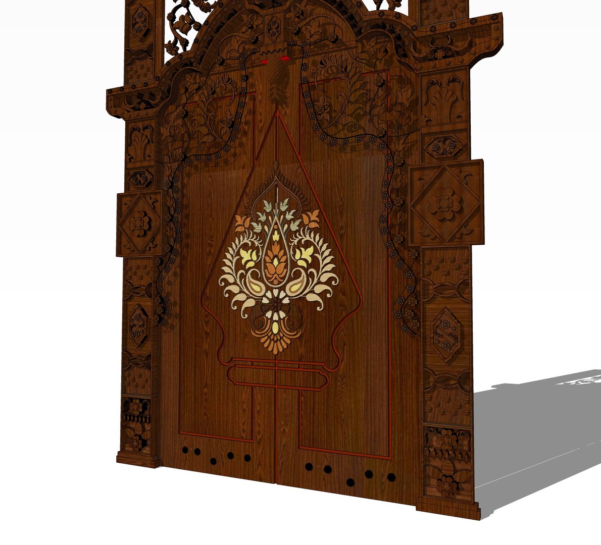 GEBYOK INDONESIAN BALINESE TRADITIONAL DOORS 3D Model - TurboSquid 2192083