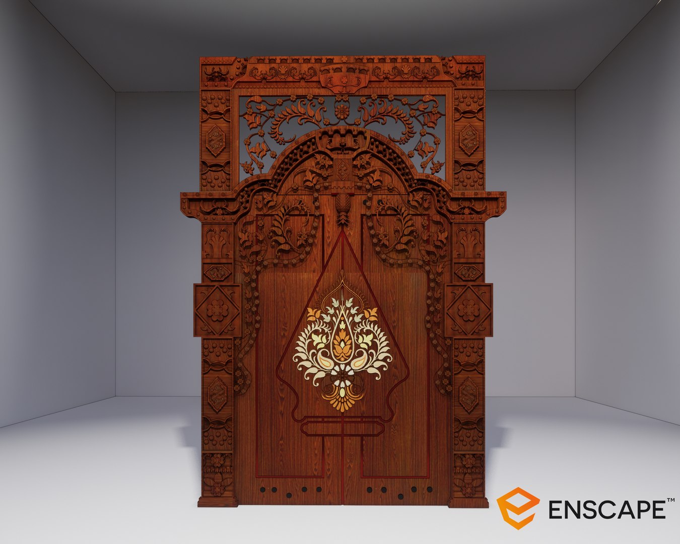 GEBYOK INDONESIAN BALINESE TRADITIONAL DOORS 3D Model - TurboSquid 2192083