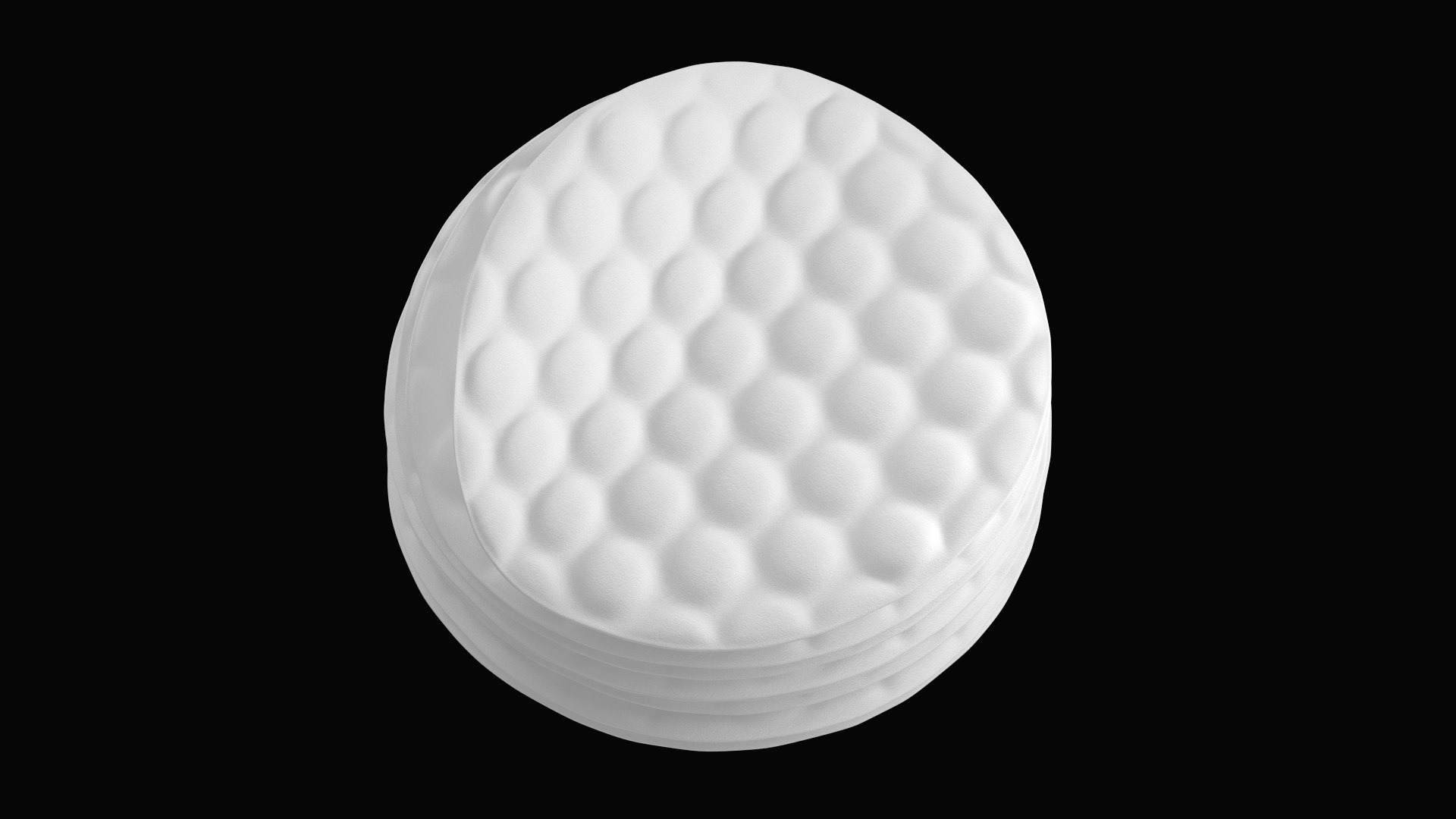 Cotton Pads Stack Model - TurboSquid 2046636