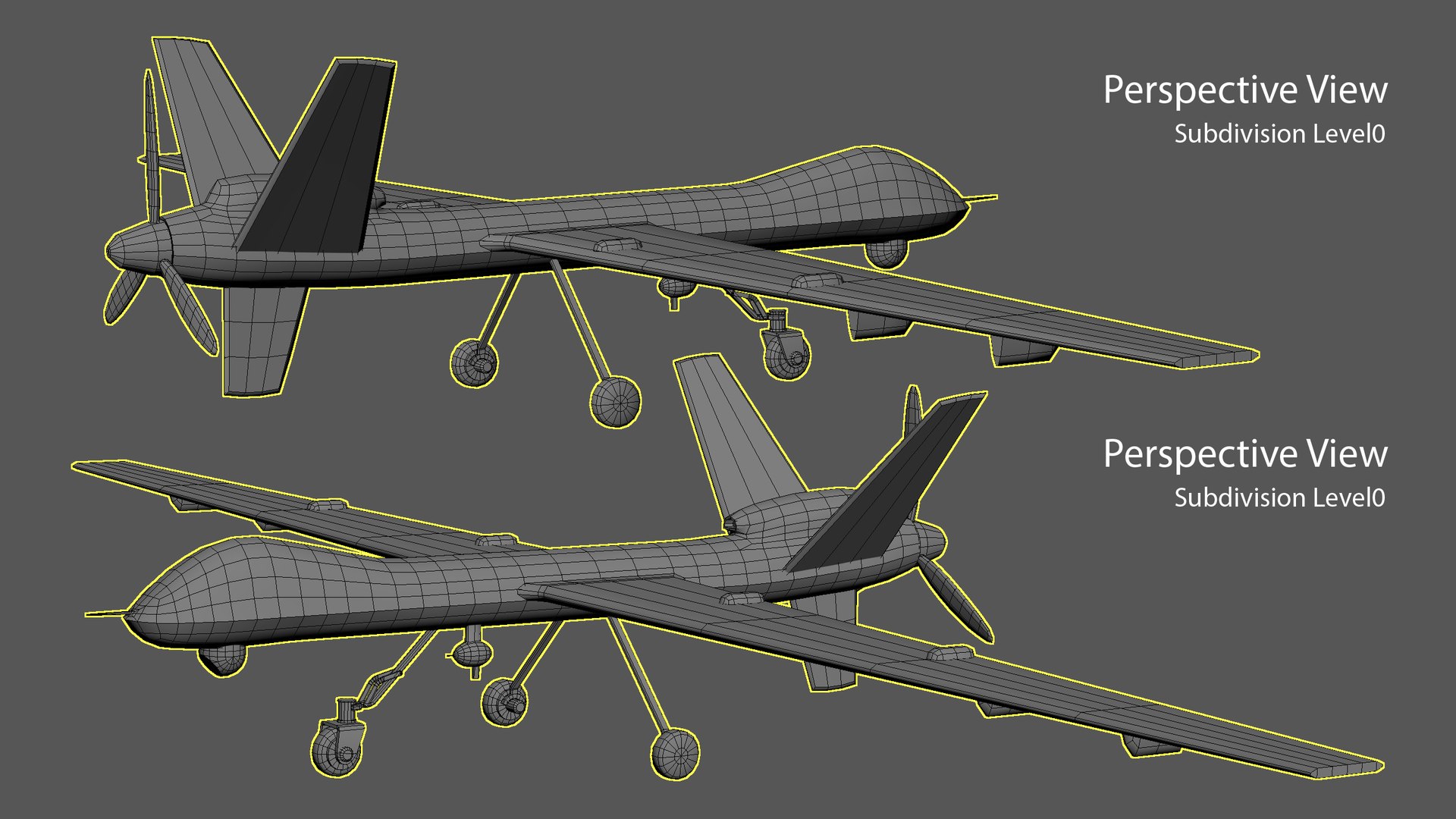 Reaper UAV 3D Model - TurboSquid 2040761