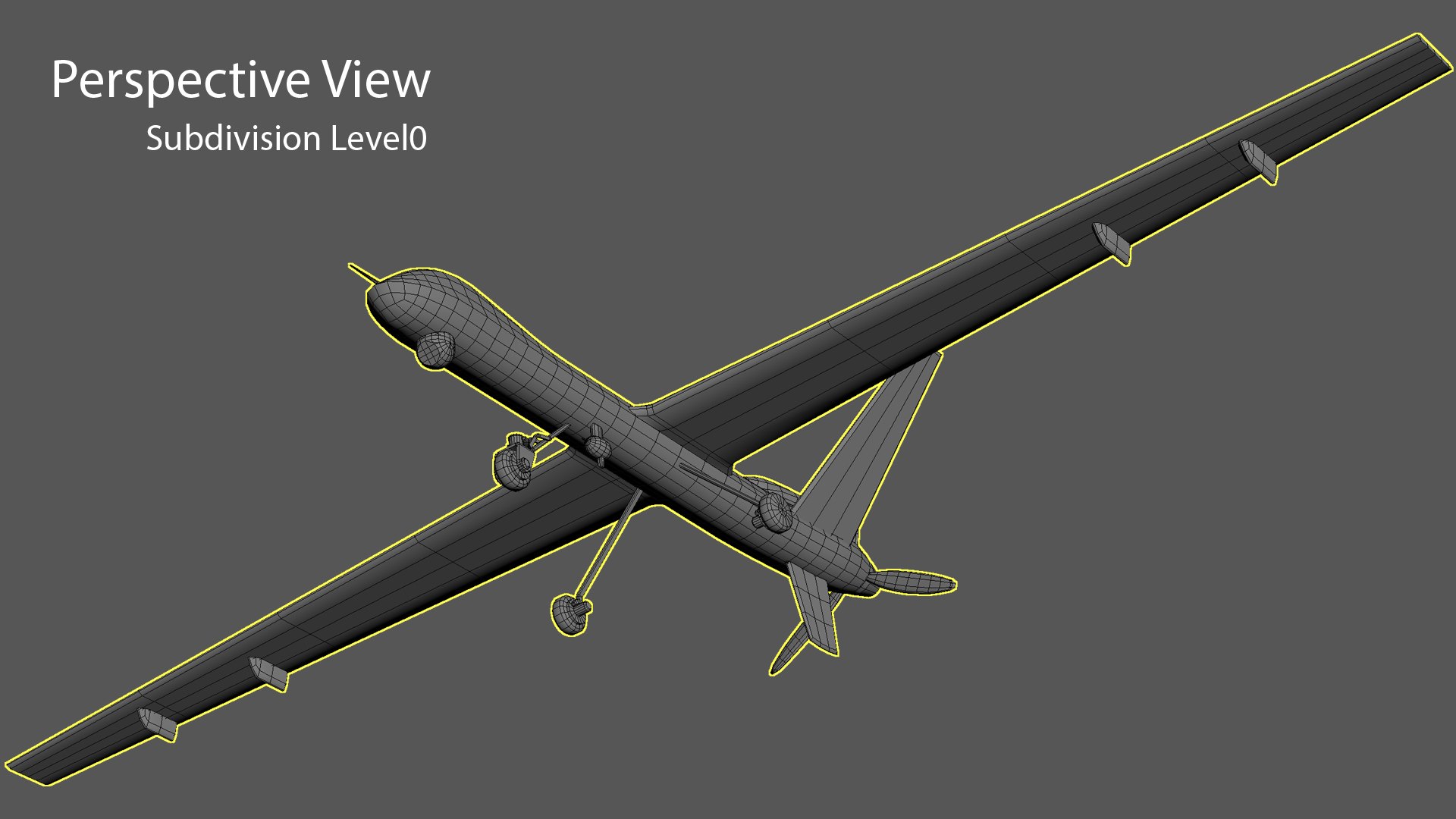 Reaper UAV 3D Model - TurboSquid 2040761