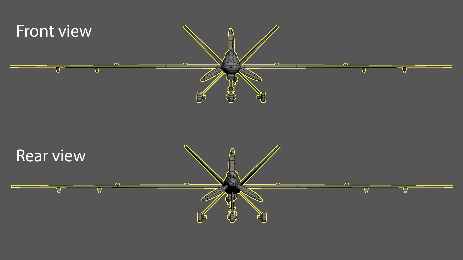 Reaper UAV 3D Model - TurboSquid 2040761