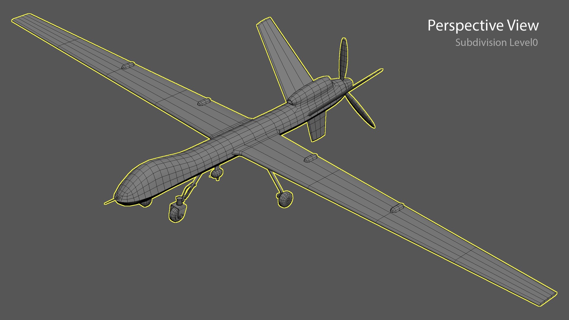 Reaper UAV 3D Model - TurboSquid 2040761