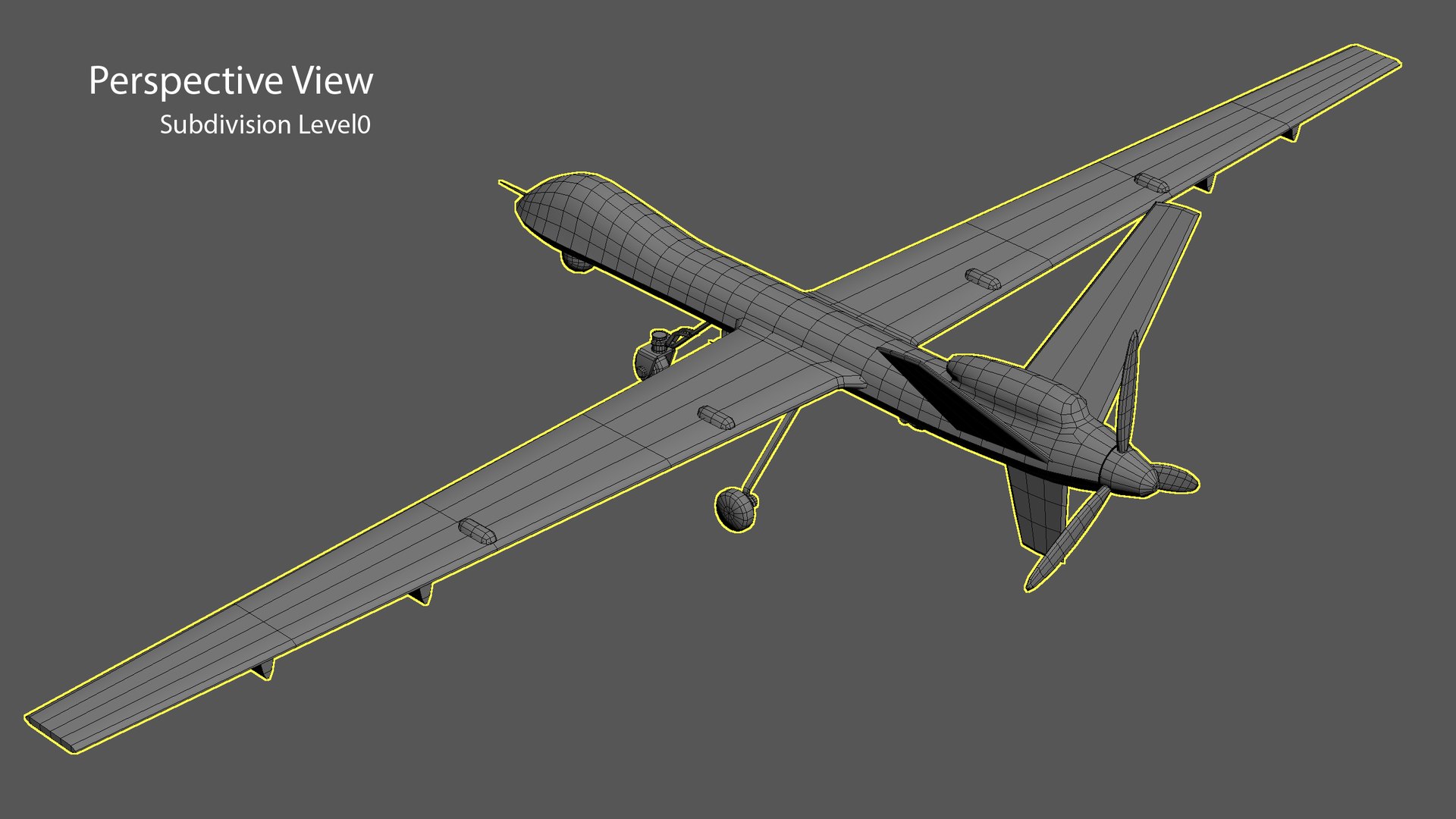 Reaper UAV 3D Model - TurboSquid 2040761