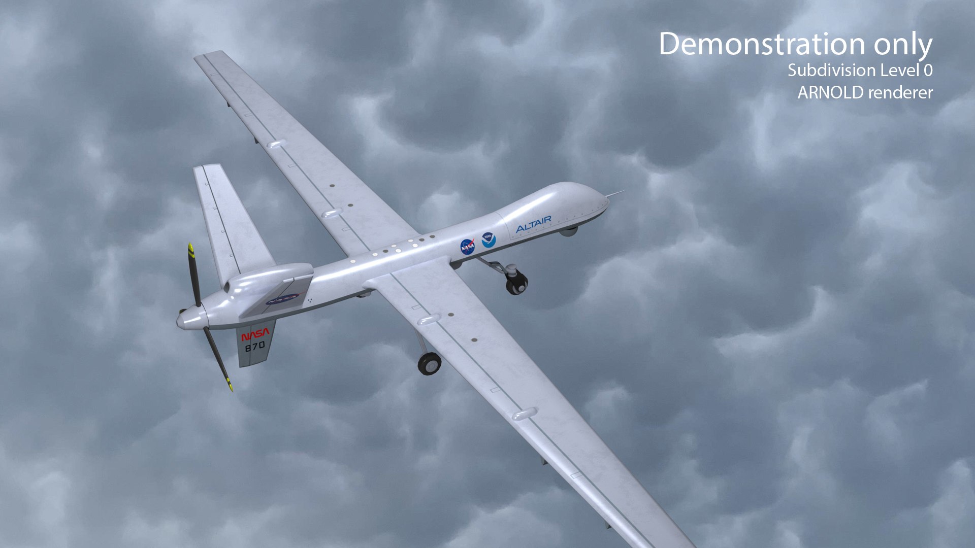 Reaper UAV 3D Model - TurboSquid 2040761