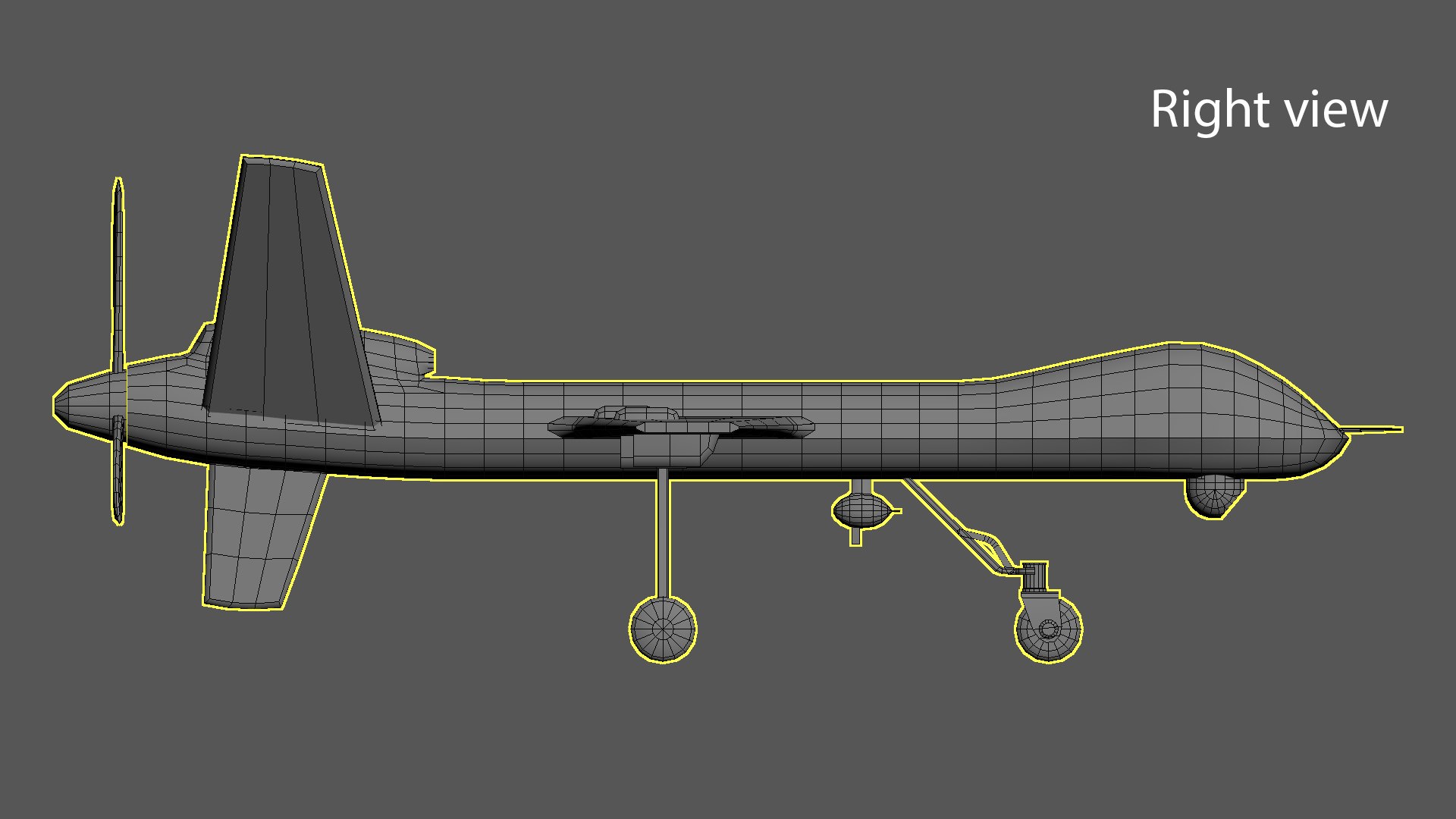 Reaper UAV 3D Model - TurboSquid 2040761
