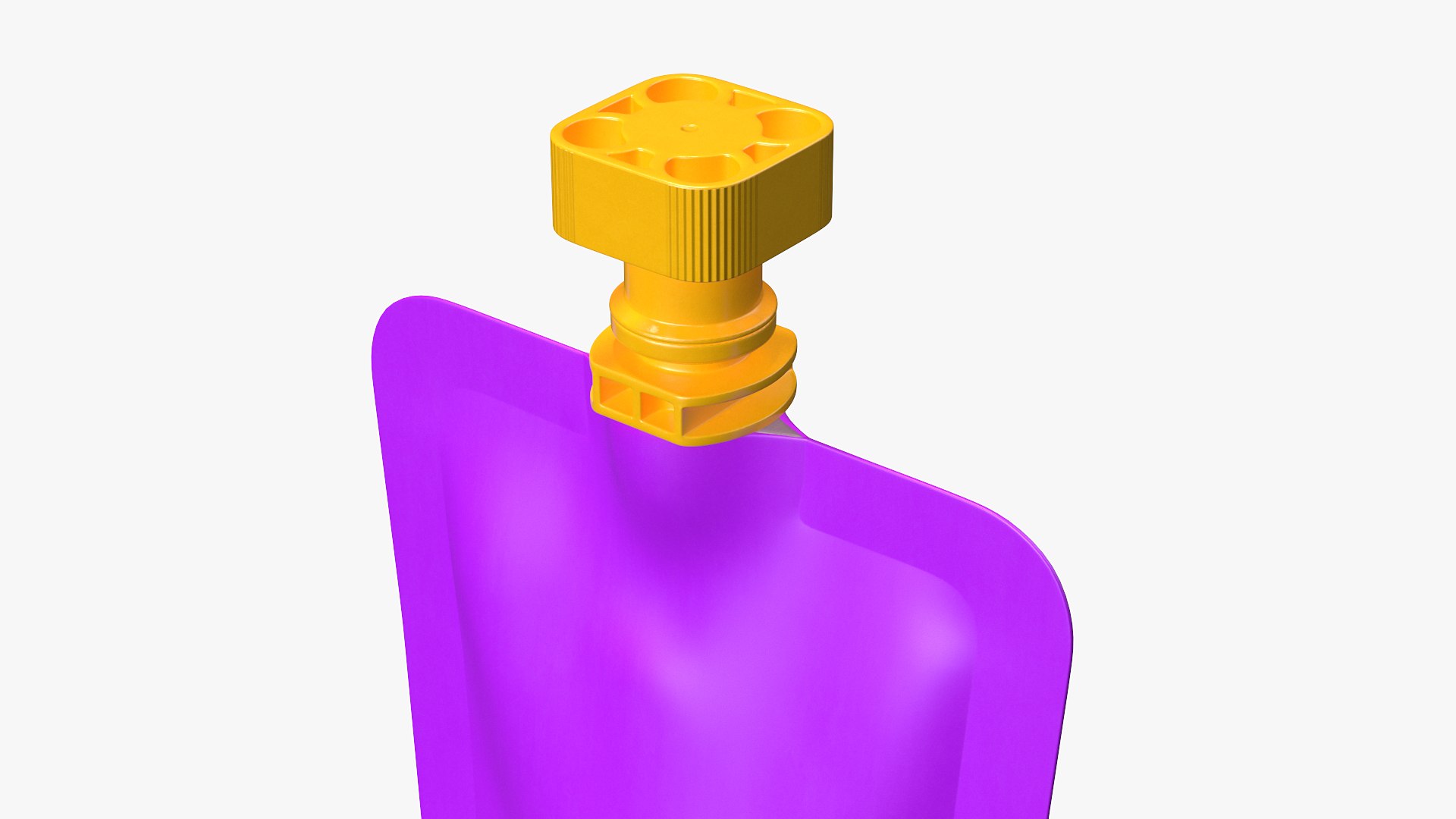 3D Model Purple Fruit Juice Pack With Spout - TurboSquid 2274258